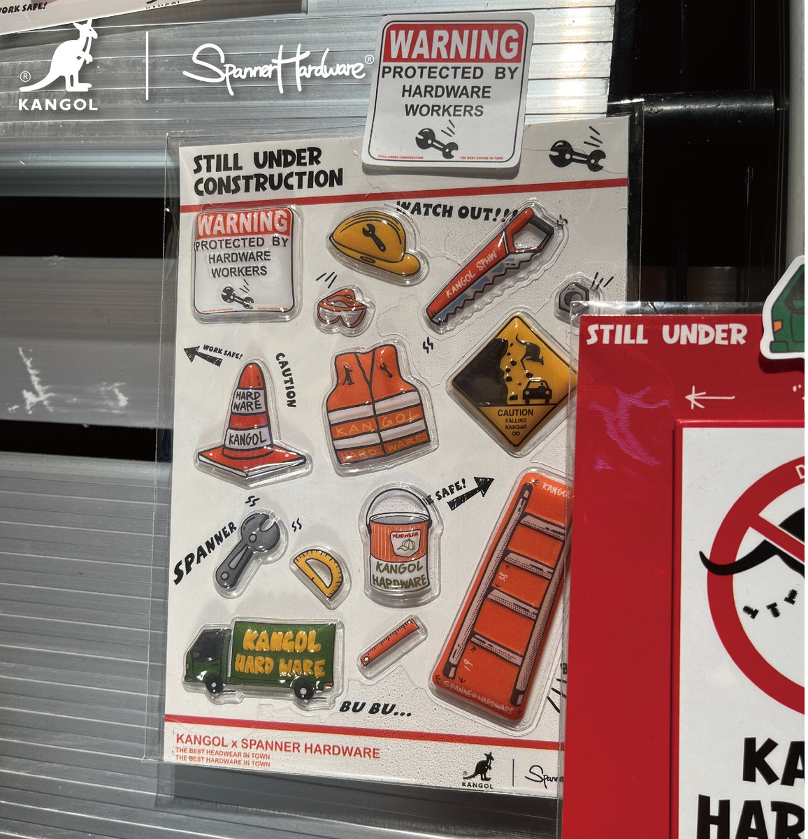 HARDWARE X KANGOL 3D STICKER – MCWEARS