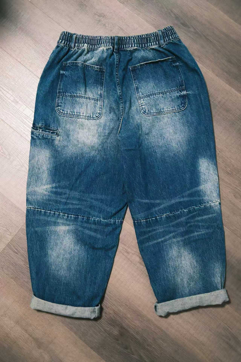 ULTIMATE 25FW WASHED VINTAGE DENIM JEANS – MCWEARS