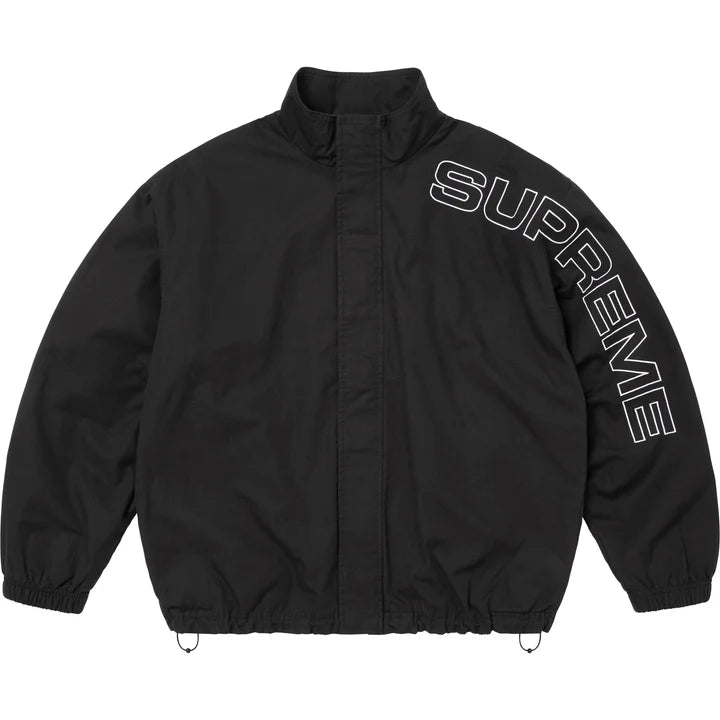 SUPREME 25FW Spellout Embroidered Ripstop Track Jacket – MCWEARS