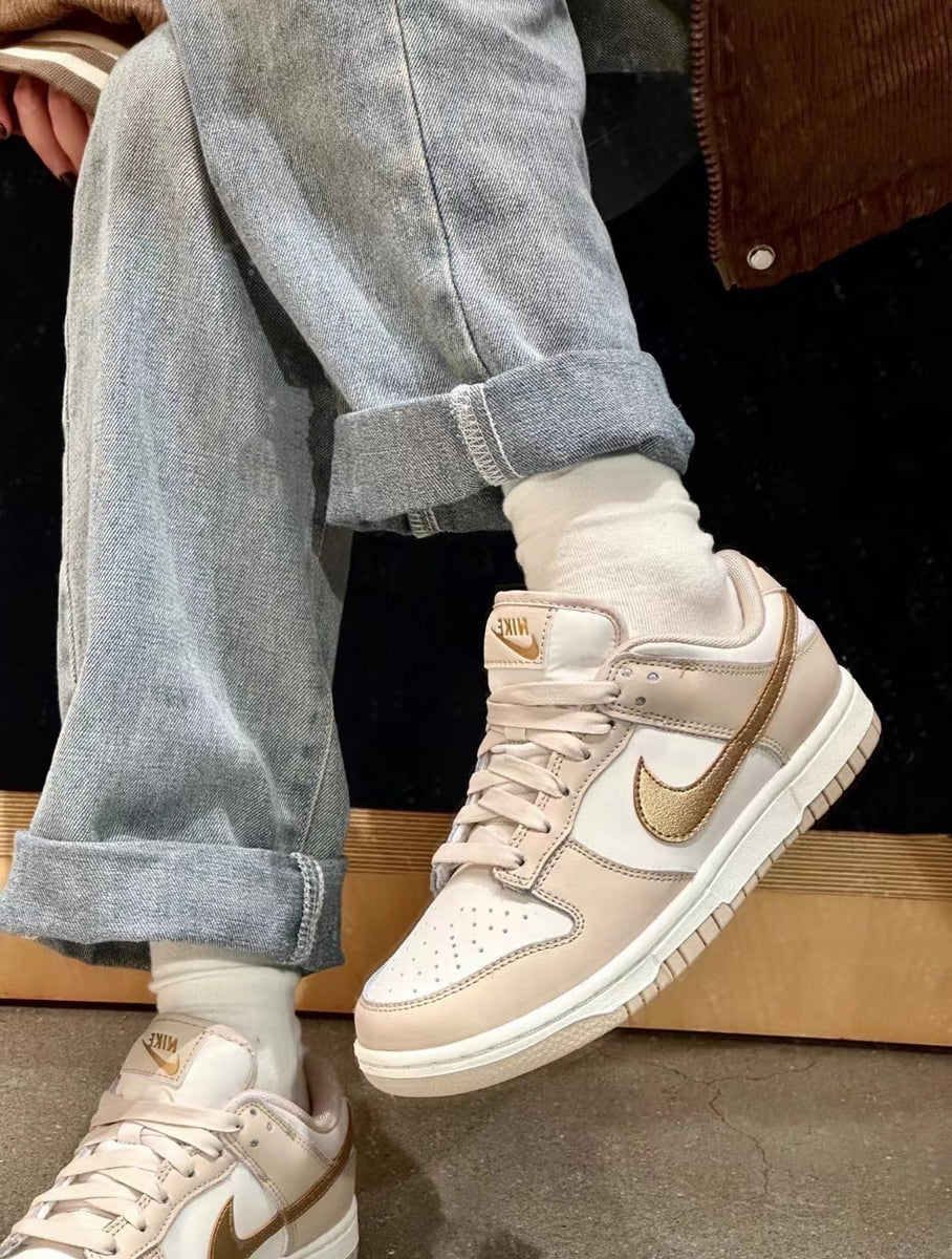 NIKE DUNK LOW GOLD SWOOSH – MCWEARS