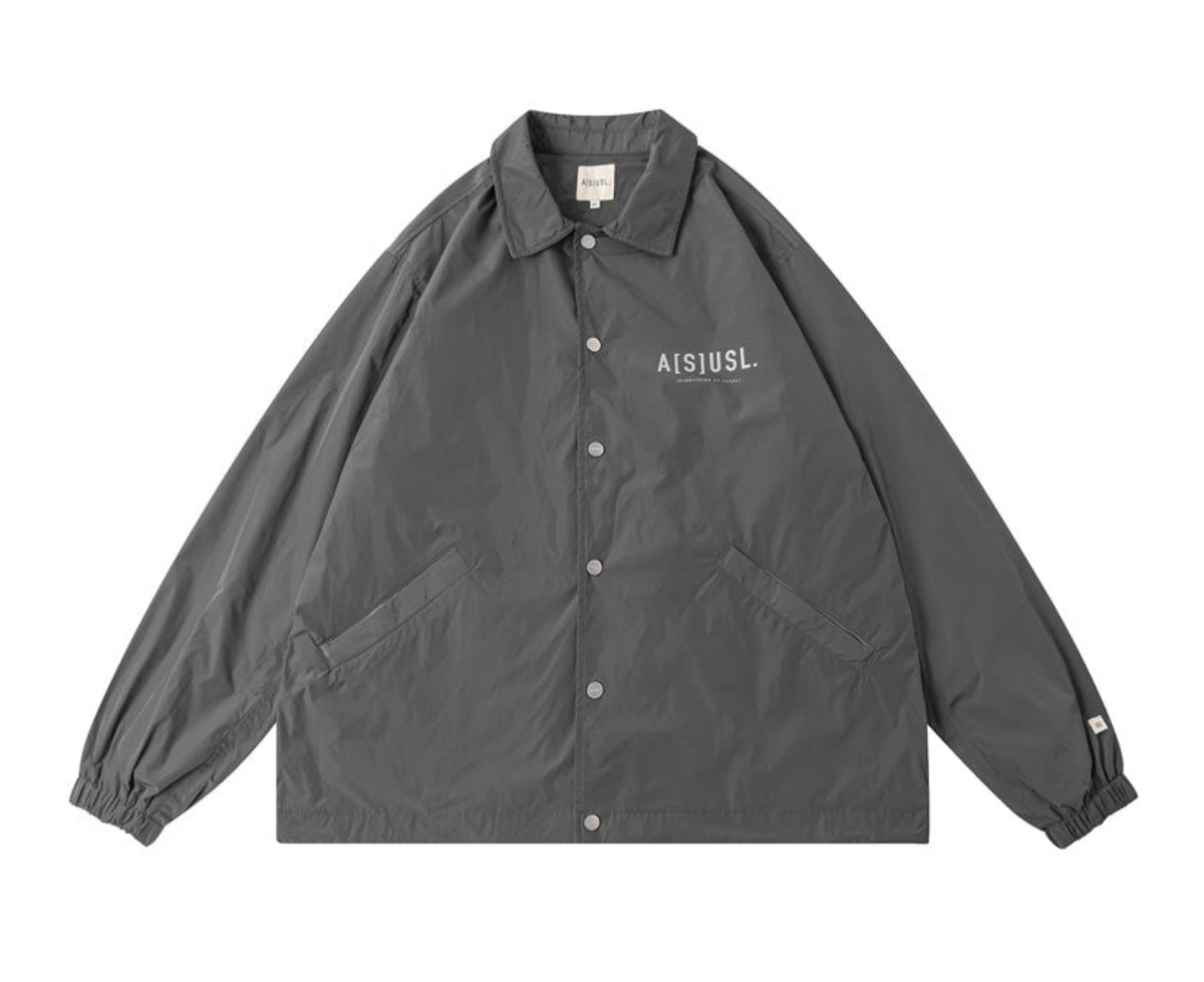 REFLECTIVE LOGO COACH JACKET – MCWEARS